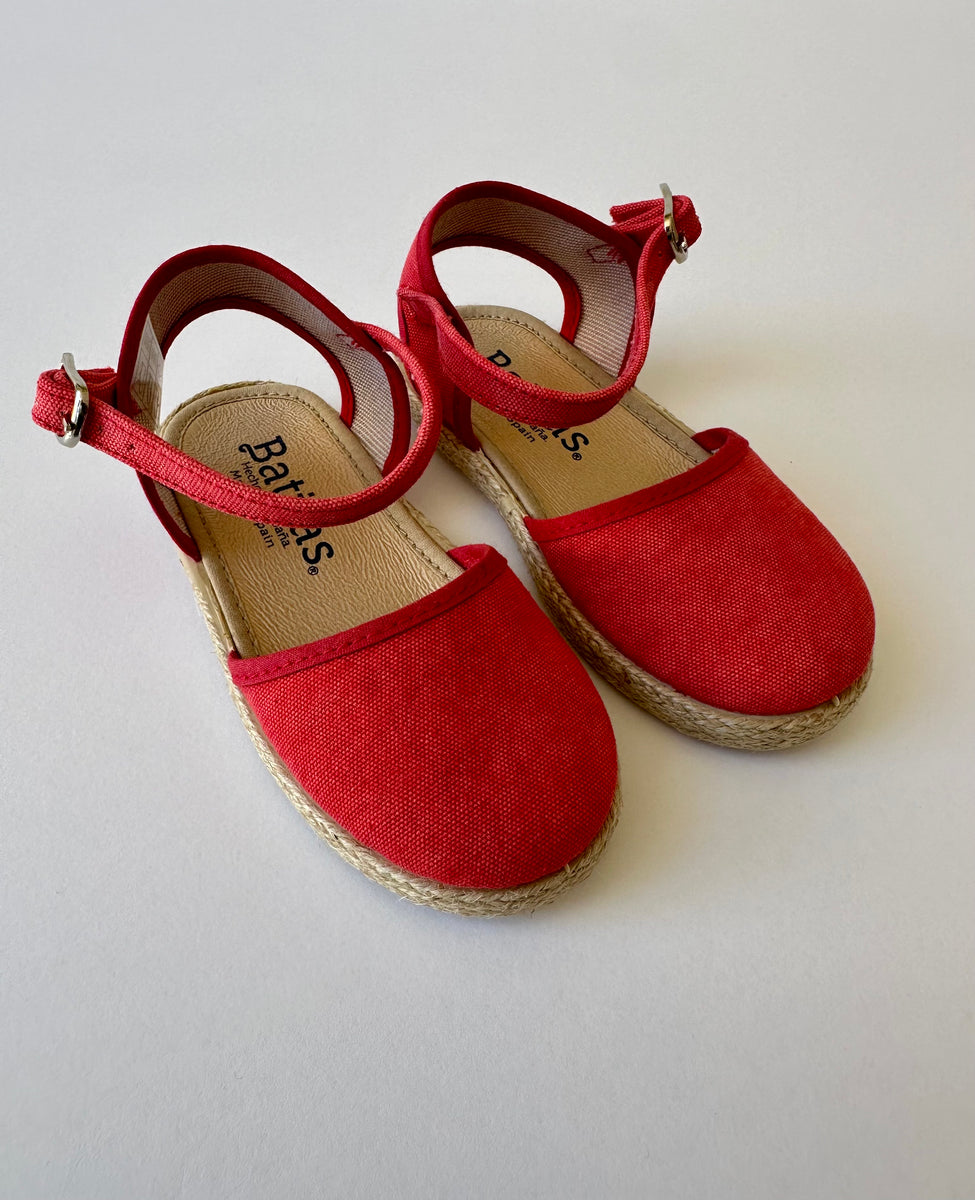 Red eco alpargatas(distressed color) – A la Limón Zapatos